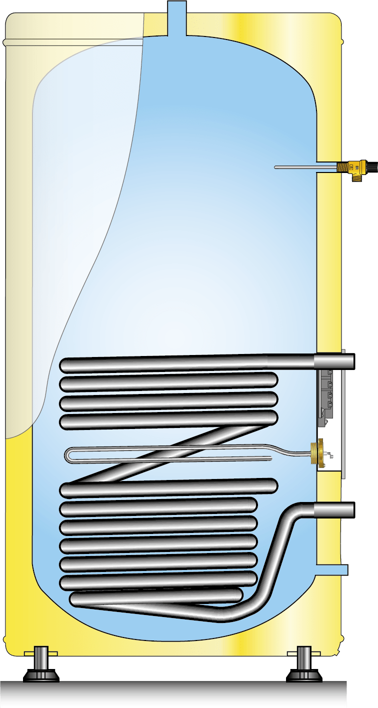 RI 180- 3 KW / 1 × 230 V + HX 0,8 M² — OSO Hotwater UK